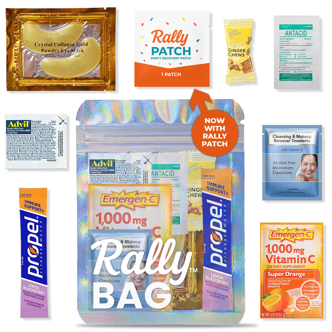 50 Fun & Useful Things to Put in Your Hangover Kit – Rally Wellness