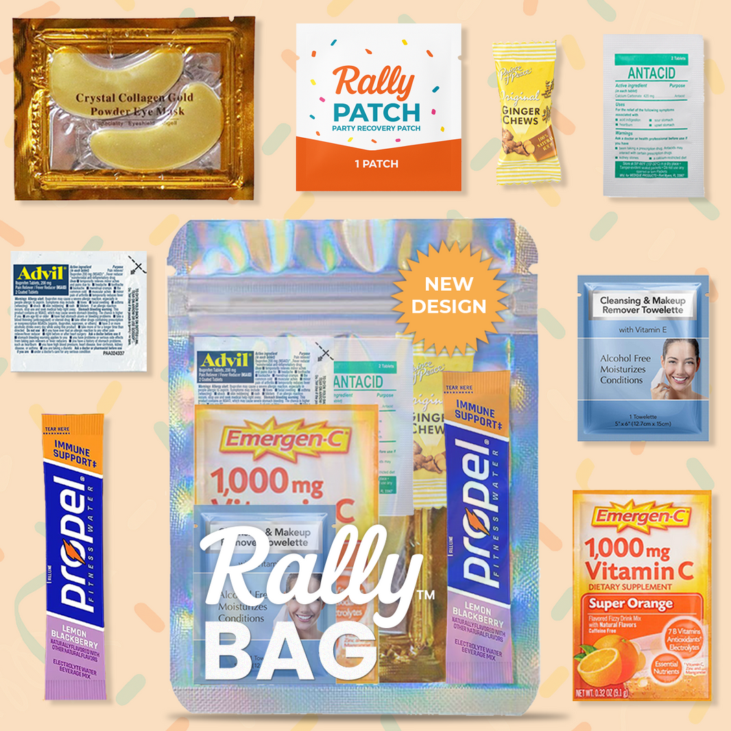 50 Fun & Useful Things to Put in Your Hangover Kit – Rally Wellness